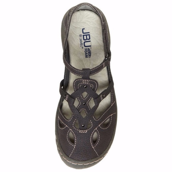 JBU | Shoes | Jbu Sydney Sandals Charcoal Gray Memory Foam New | Poshmark